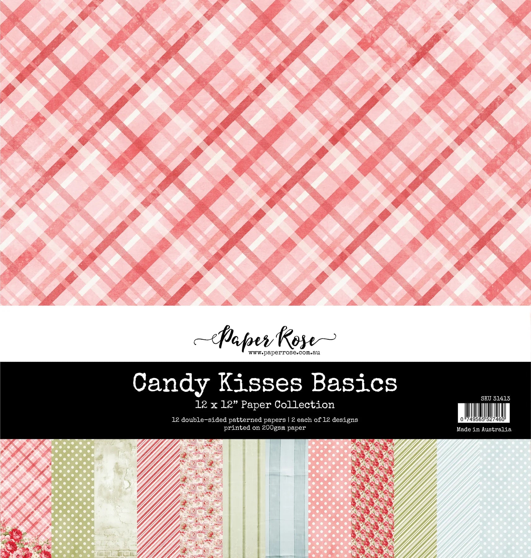 Candy Kisses Basics 12x12 Paper Collection 31413 - Walmart.com