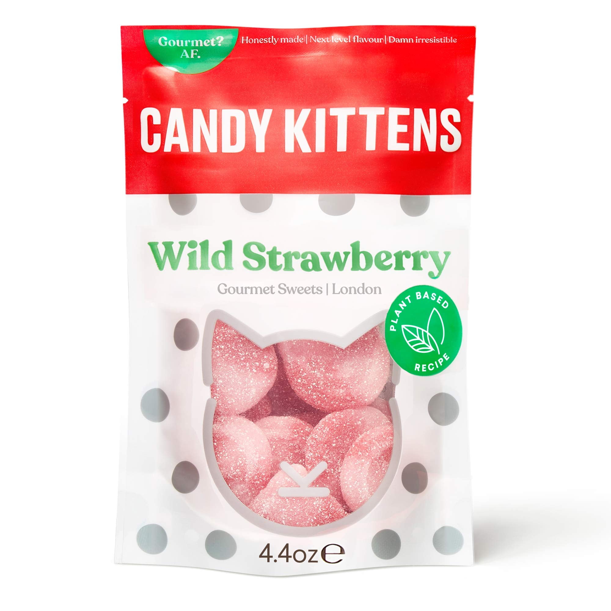 Candy Kittens Wild Strawberry AIF9 Plant-Based Candy - Palm Oil Free ...