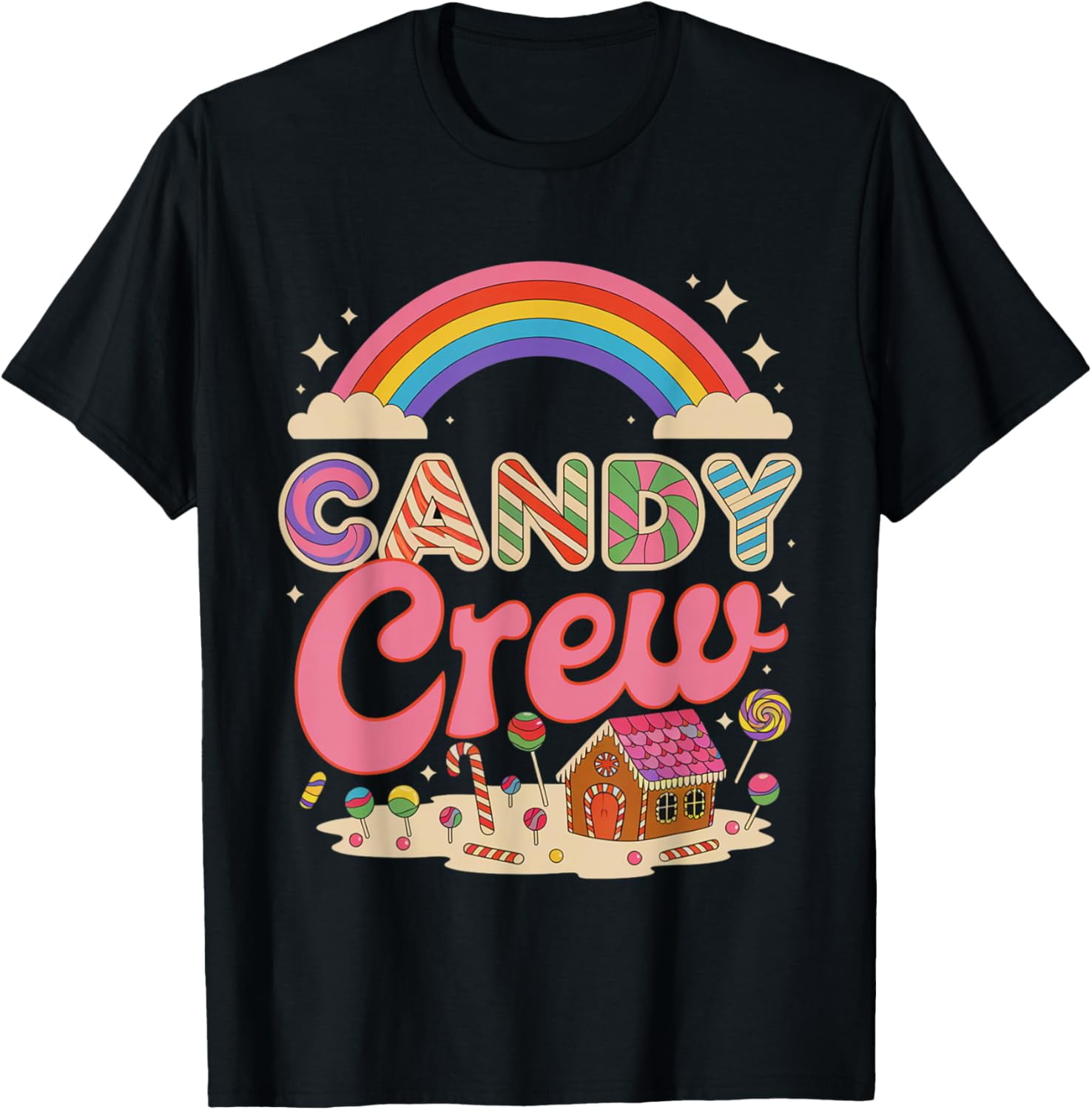 Candy Land Candy Crew Decorations Sweetie Candy Squad Party T-Shirt ...