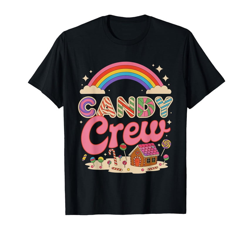 Candy Land Candy Crew Decorations Sweetie Candy Squad Party T-Shirt ...