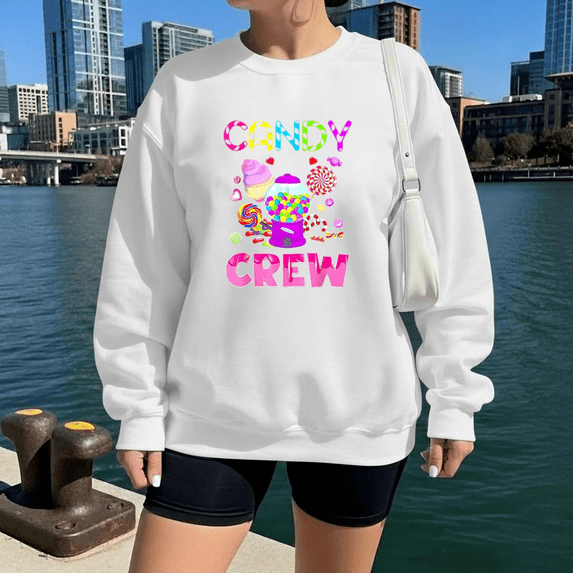 Candy Land Costume For Women Candy Crew Sweetie Themed Sweatshirt, for ...