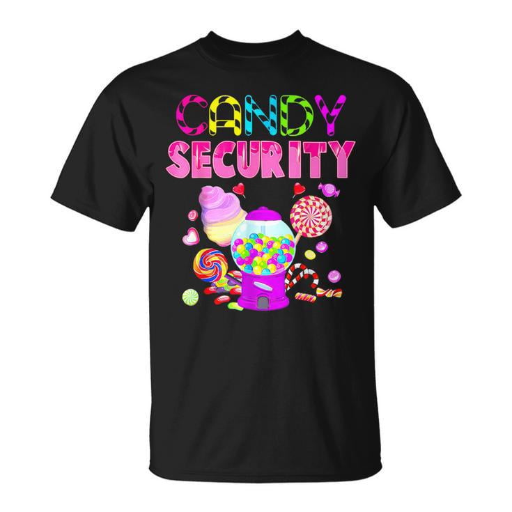 Candy Land Costume T-Shirt, Candy Crew Candy Security Matching ...