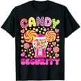 Candy Land Costume Women Candy Crew Funny Candy Security T-Shirt men ...