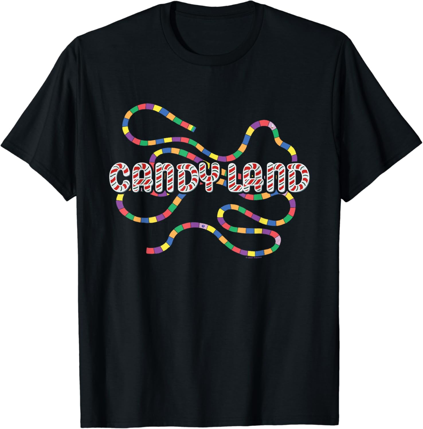 Candy Land Rainbow Trail T-Shirt - Walmart.com