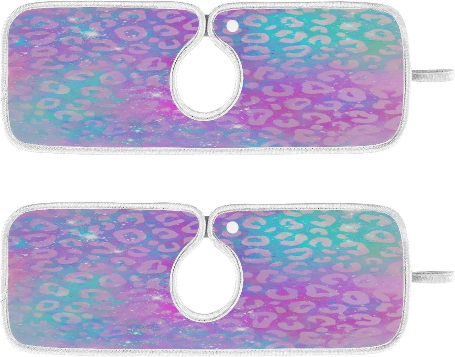 Candy Leopard Galaxy Sink Splash Guard for Faucet 2 Packs Faucet ...