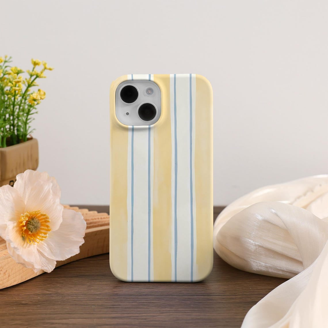 Candy Line Yellow Stripe Coquette Summer Aesthetic Fun for iPhone 17 16 ...