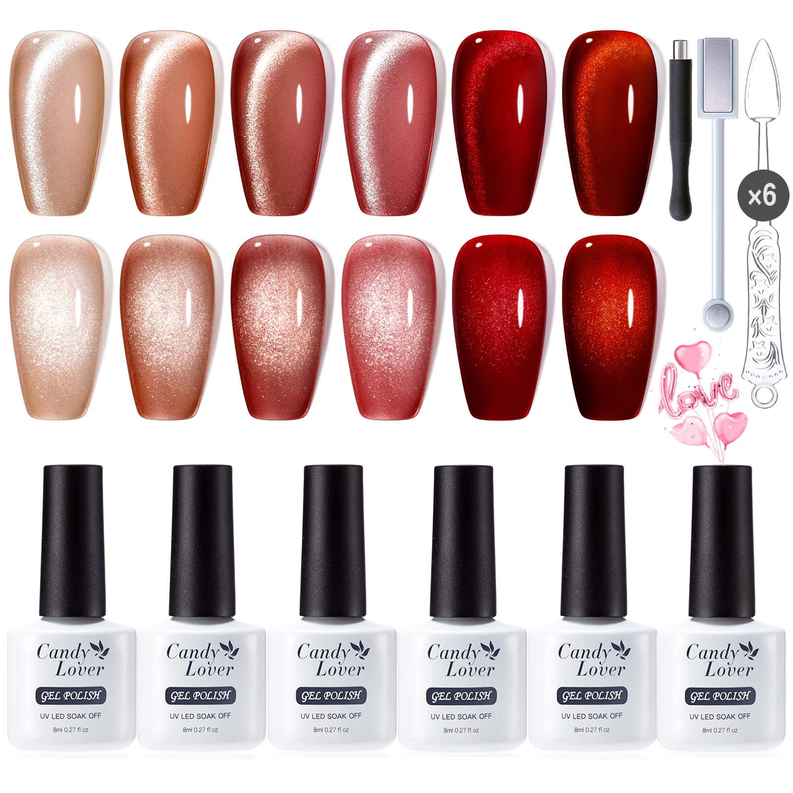 Walmart Black Friday Deals 2025 Candy Lover Magnetic Cat Eye Gel Nail ...