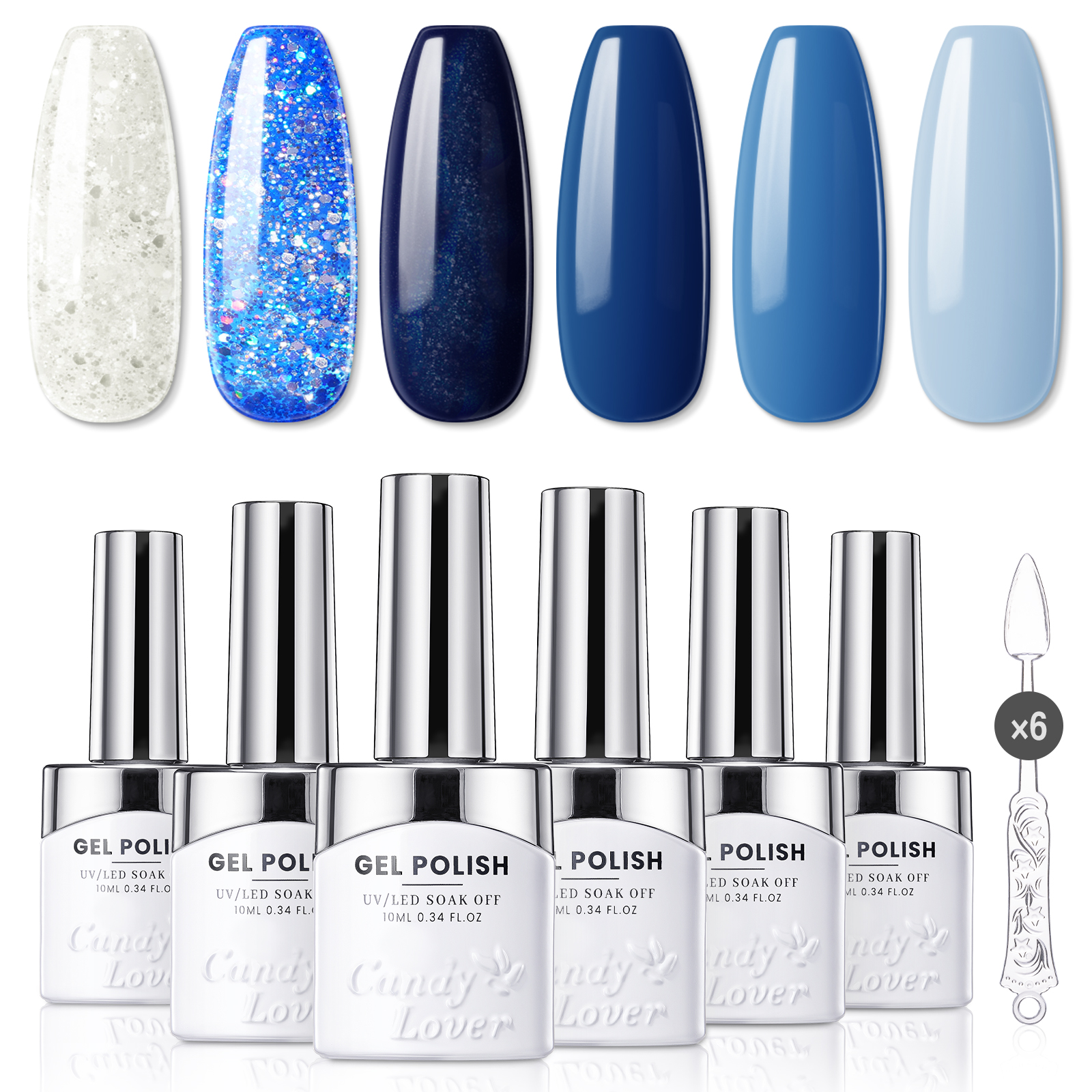 DND 734 BERRY BLUE Gel & Matching Polish Set - DND Gel & Lacquer ...