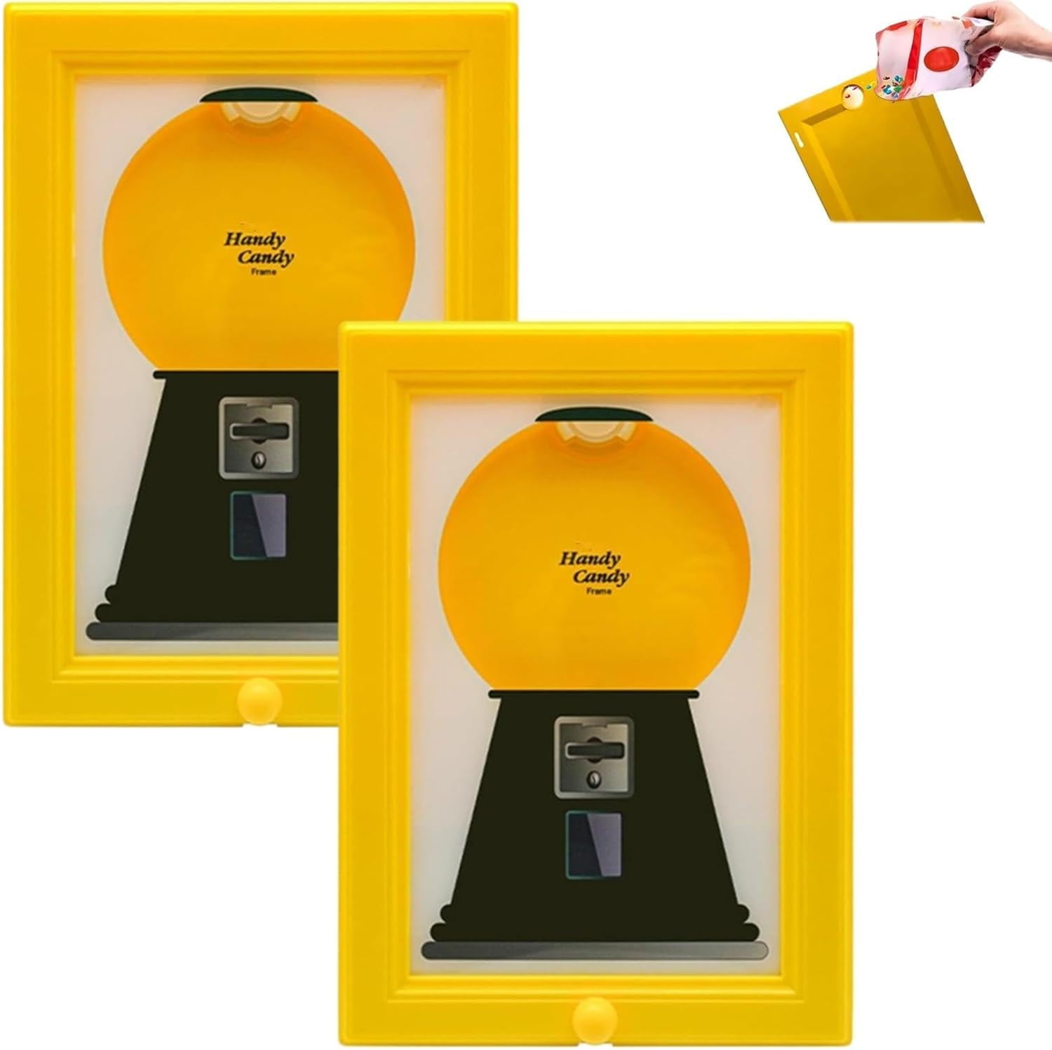 Candy Machine Picture Frame Dispenser, Wall Mounted Candy Dispenser ...