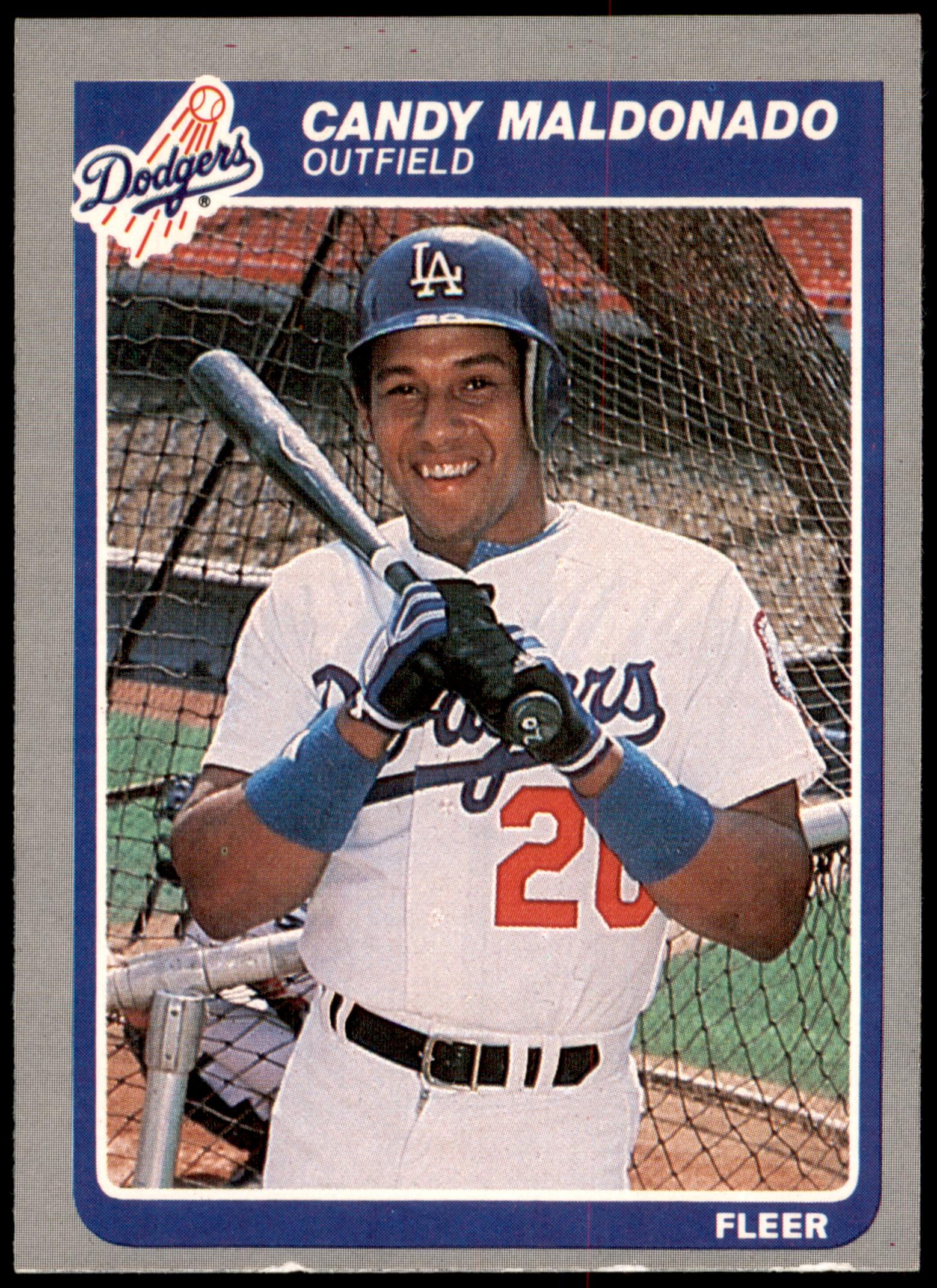 Candy Maldonado #376 1985 Fleer - Walmart.com