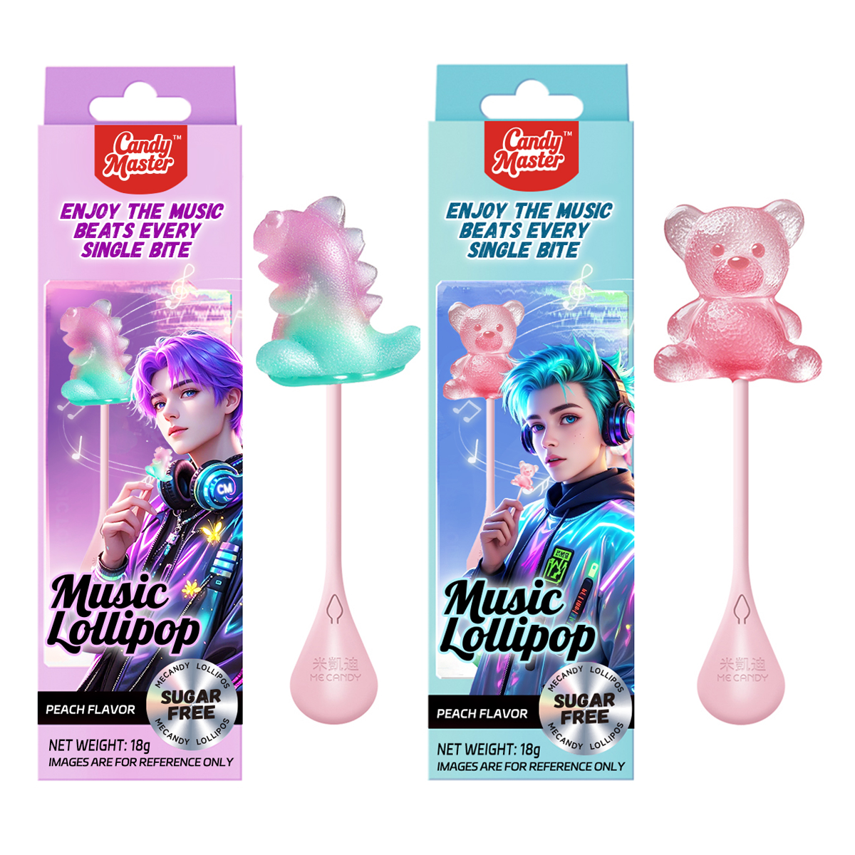 Candy Master Musical Lollipop with KPOP Music,Sugar Free Singing ...