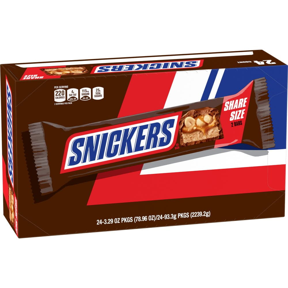 Candy Milk Chocolate Bars, Share Size Bulk Pack, 3.29 oz Bar (Pack of ...