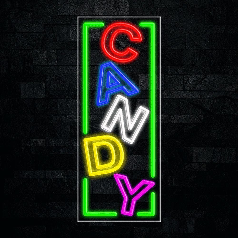 Candy Neon Sign12"L x 30"H #30975 - Walmart.com