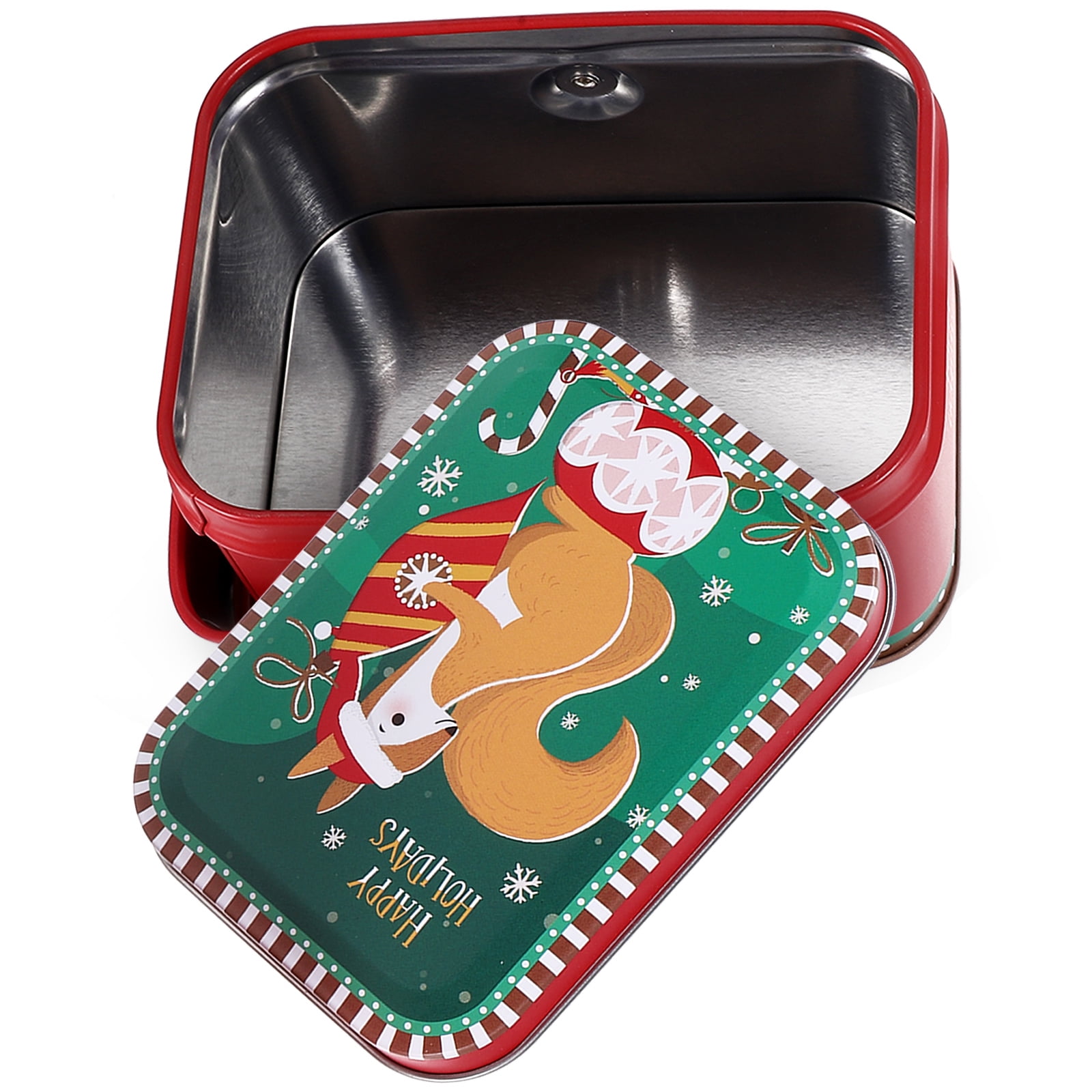 Candy Packing Box Tinplate Cookie Tin Cookie Box Candy Box Christmas ...