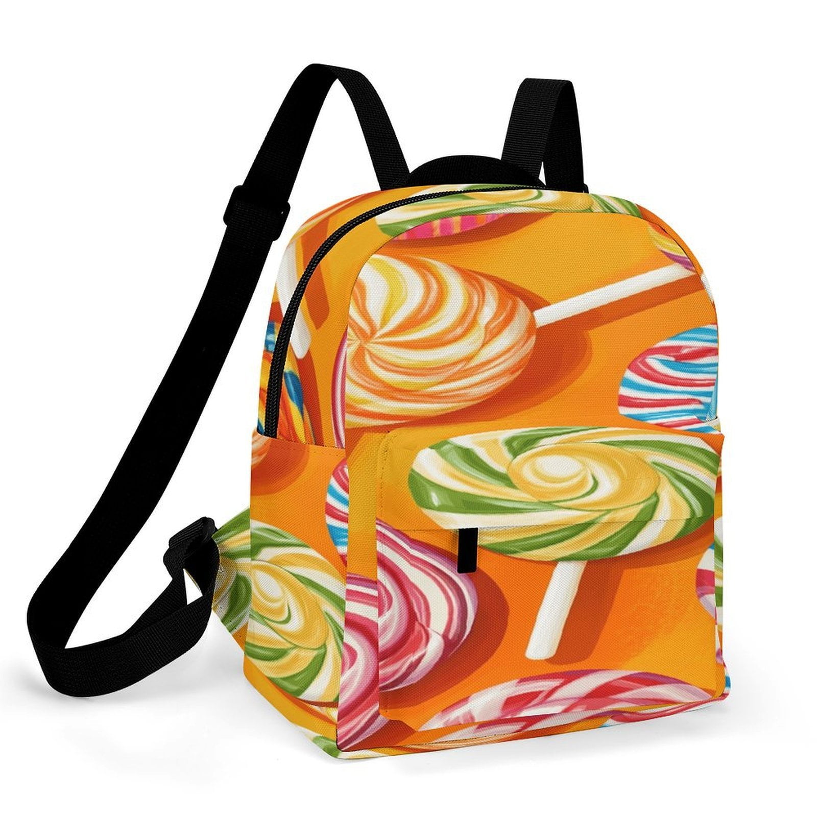 Candy Pattern Rainbow Lollipop Small Backpack Cute Mini Backpacks For ...