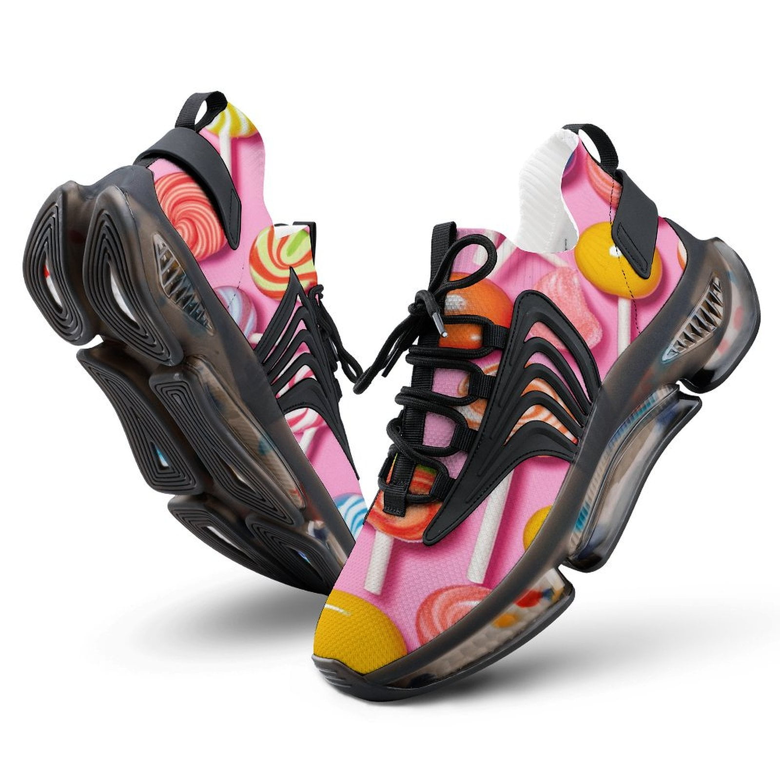 Candy Pattern Rainbow Lollipop Walking Shoes for Men Woman Lightweight ...