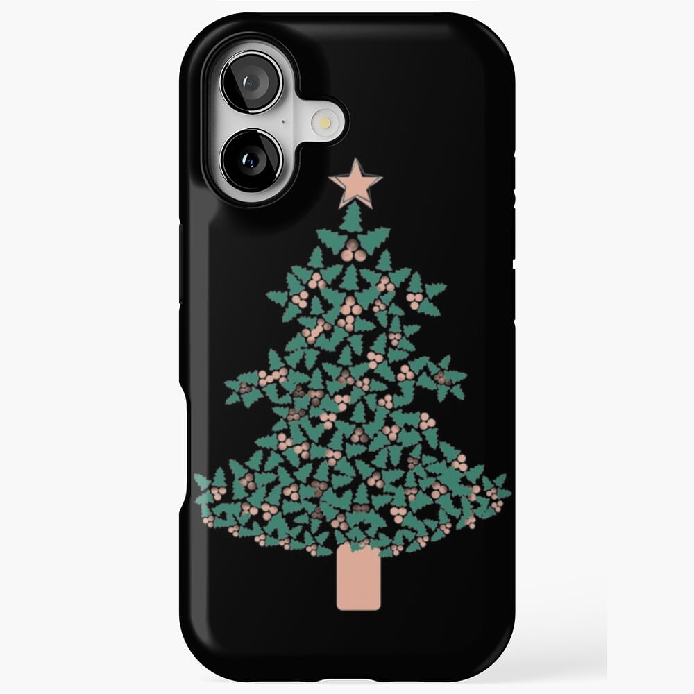Candy Pink Tree with Lights Sweet Holiday Decor Art Phone Case 17 ...