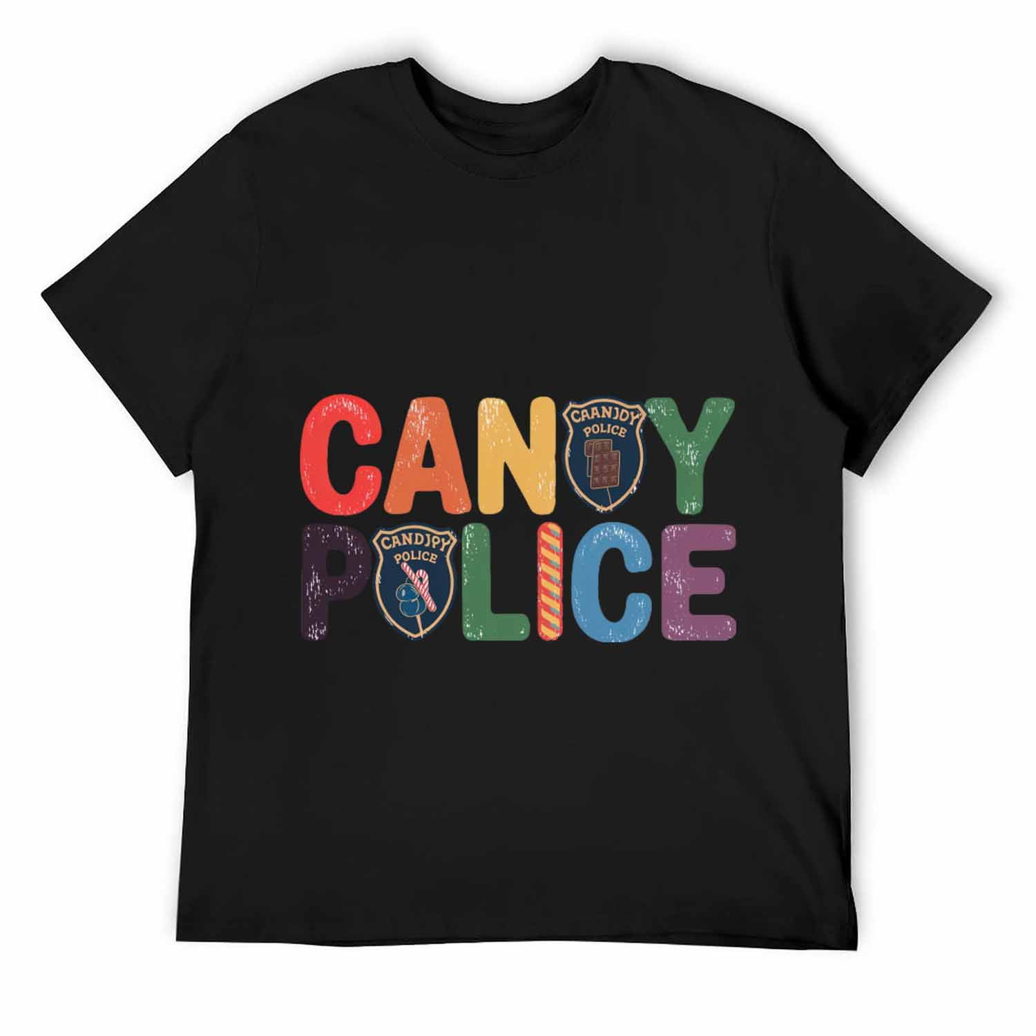 Candy Police Ecology And Environmental T-Shirt With Green Tree Word ...