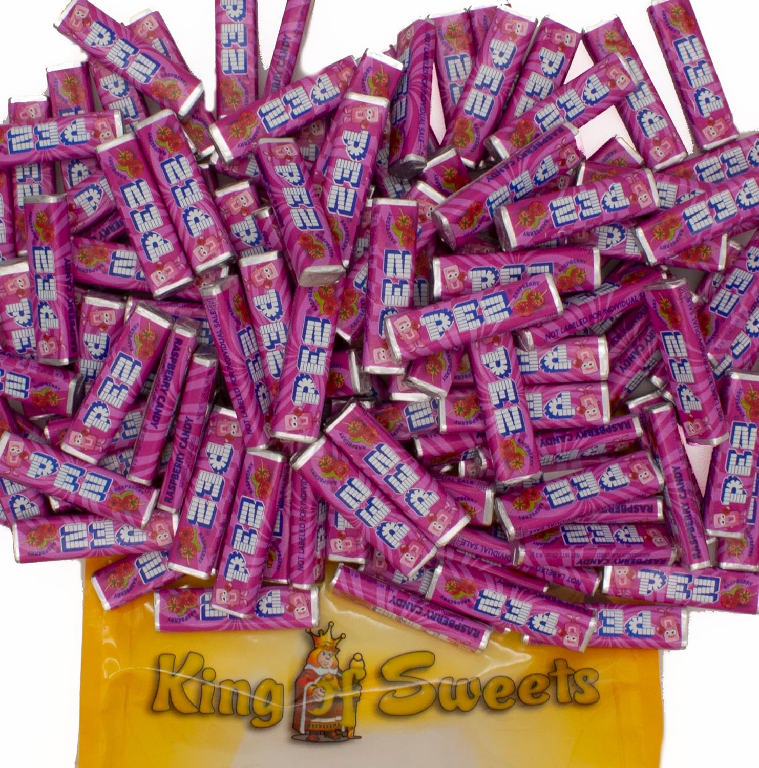Candy Refills Raspberry Flavored Candy Pack XL 2 Pounds Bulk Wrapped ...