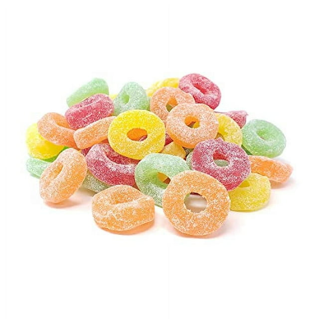 Candy Retailer Assorted Jelly Fruit Rings Candy 1 Lb. - Walmart.com