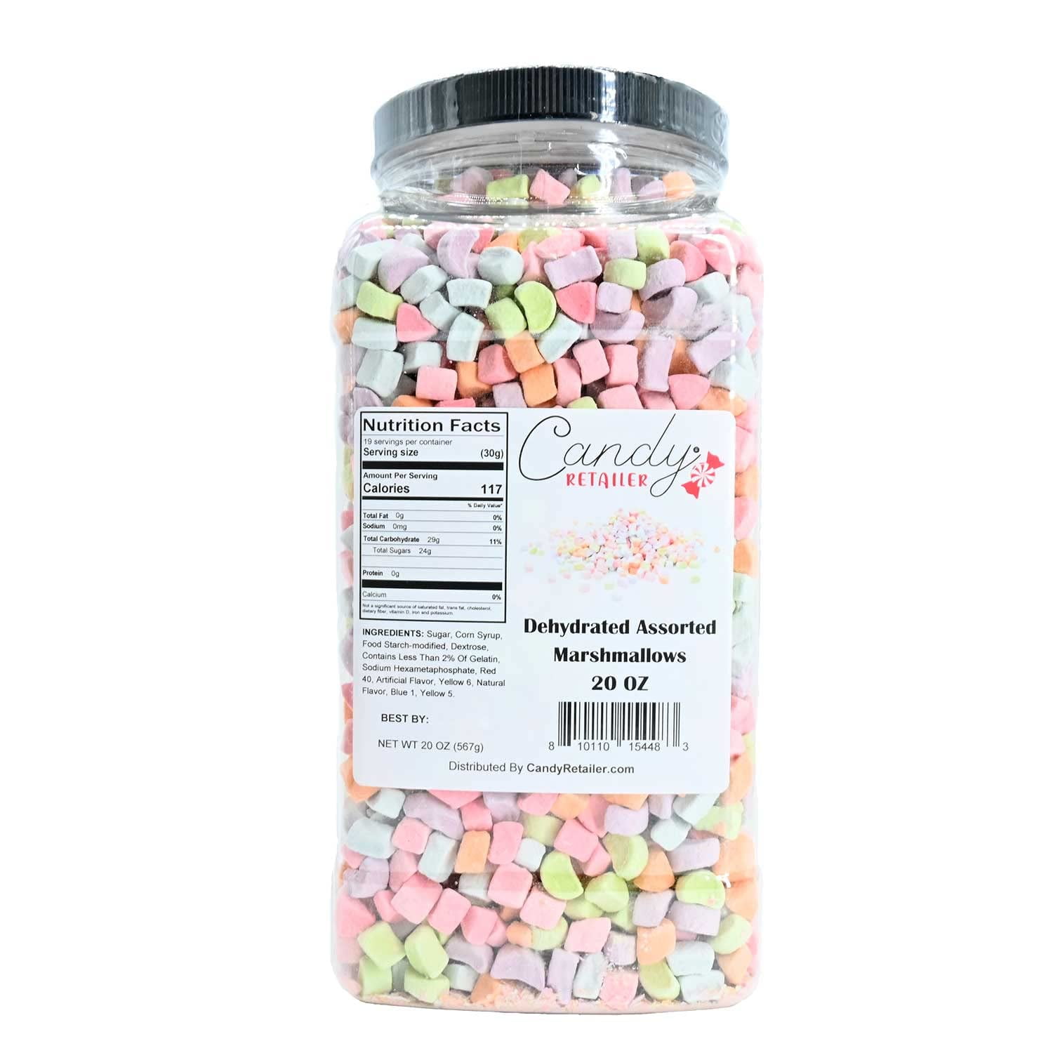 Candy Retailer's 20 oz Multicolored Assorted Mini Dehydrated ...