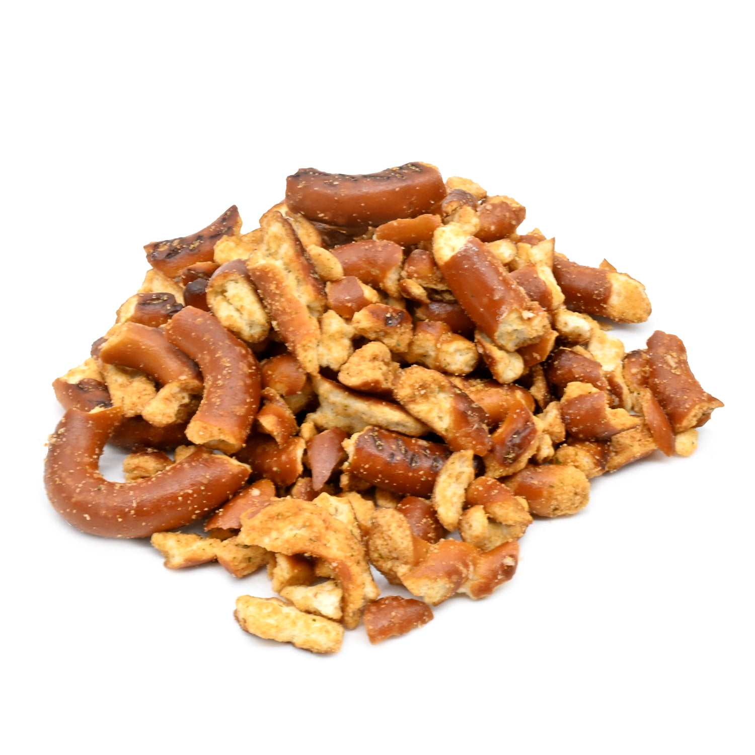 Candy Retailer Flavored Pretzels Garlic Hot Wing Pretzel Pieces 1 lb ...