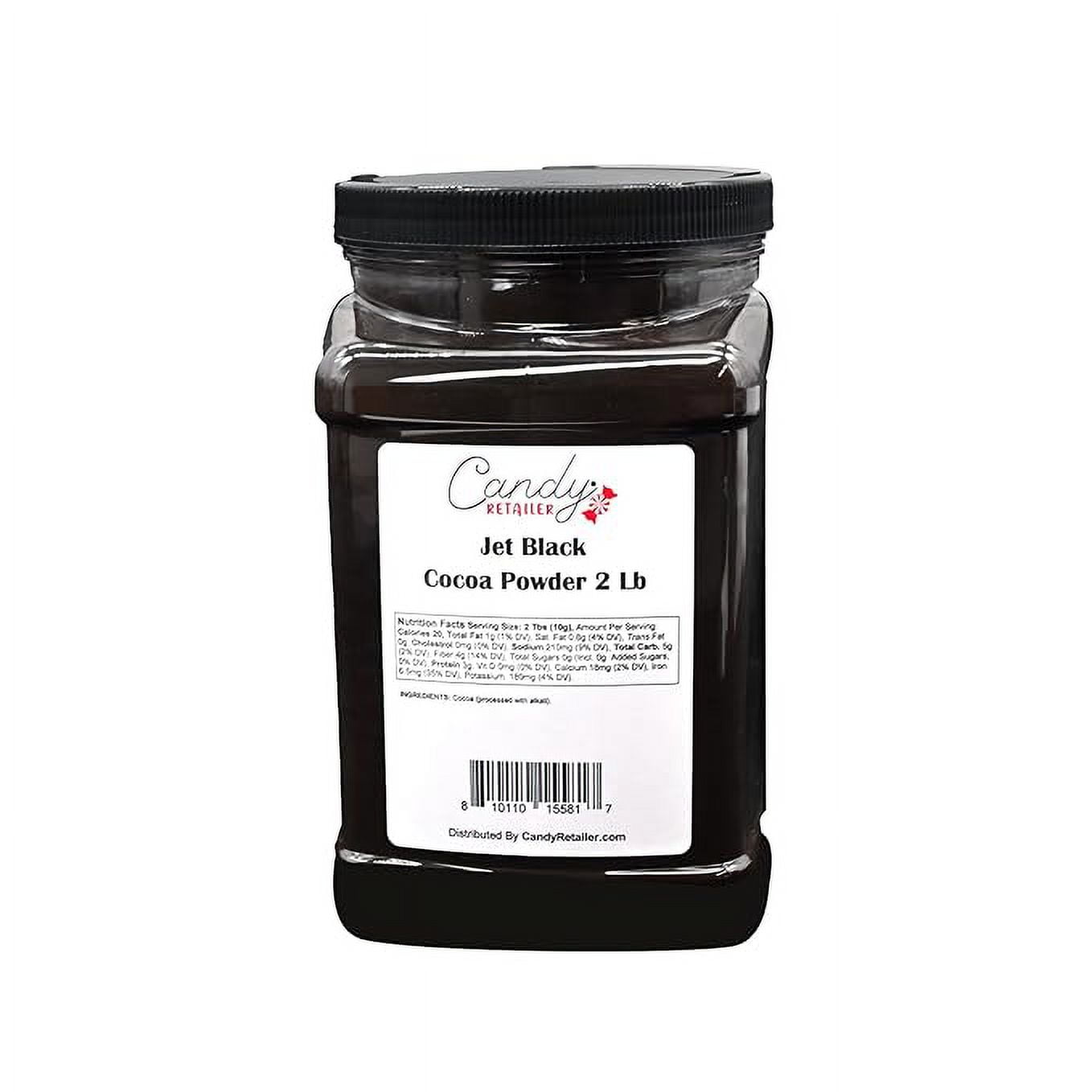 CandyRetailer Jet Black Cocoa Powder, Kosher Pareve, 2 Lb - Walmart.com