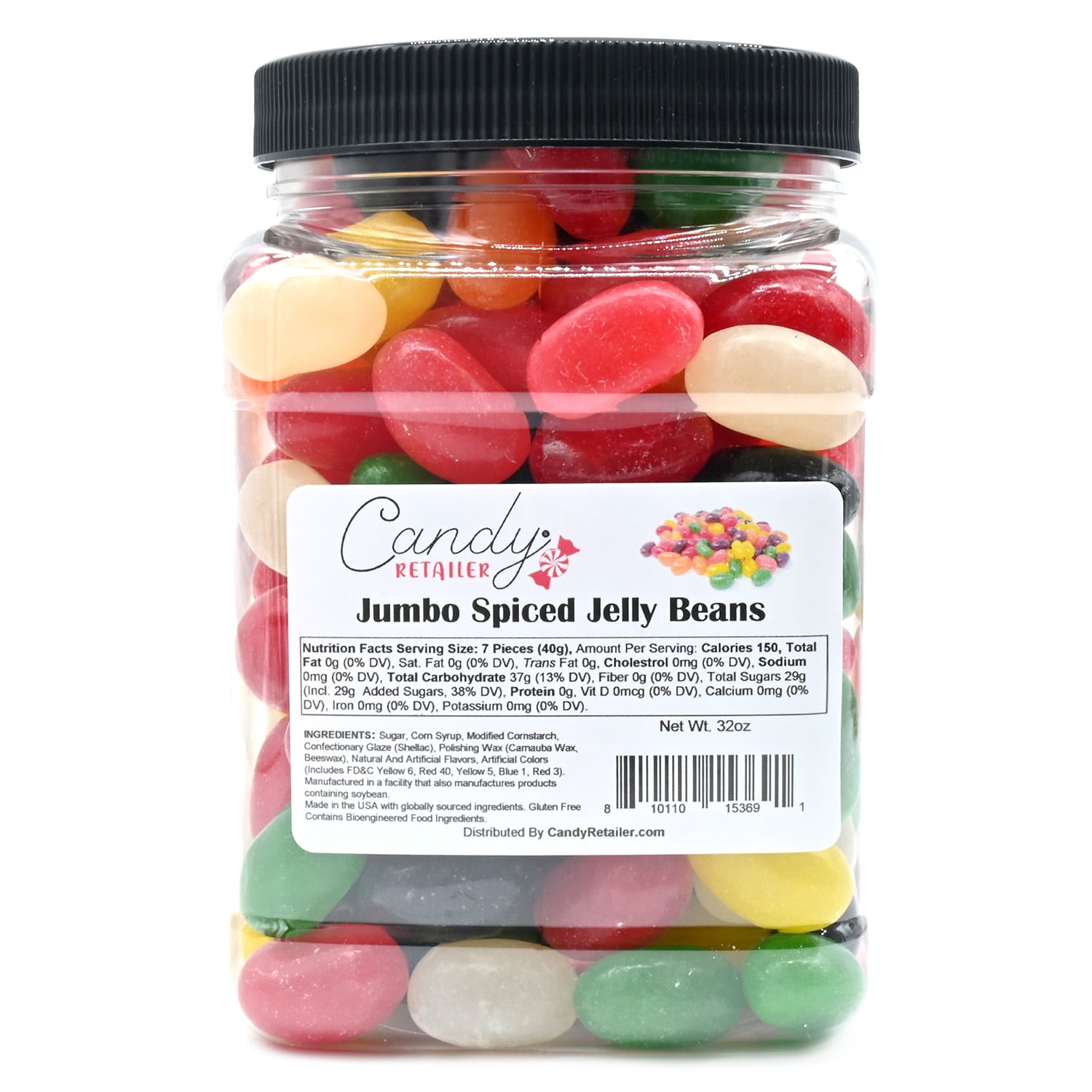 Candy Retailer Jumbo Jelly Beans (Spiced, 2 Lb) - Walmart.com