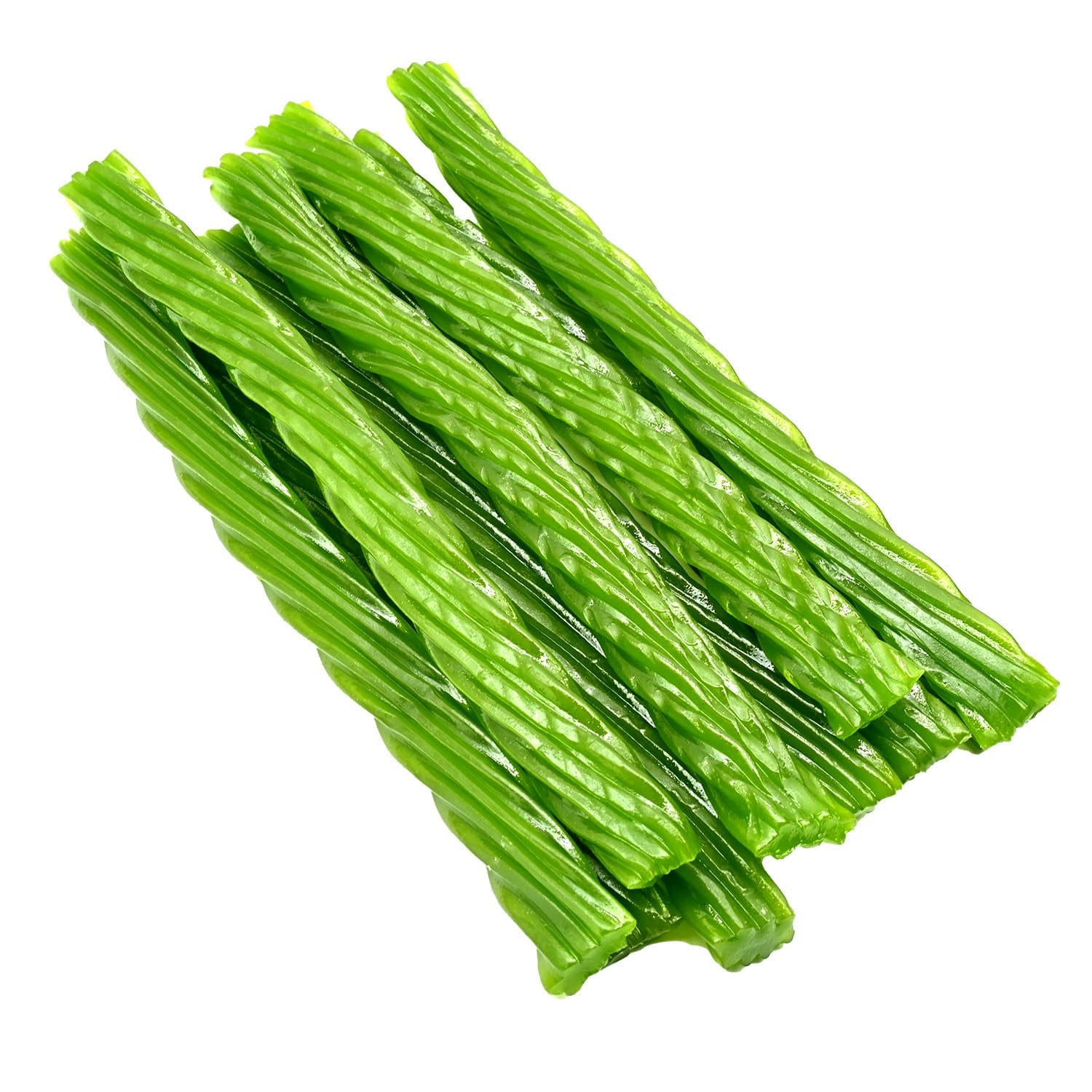 CandyRetailer Licorice Twists, Green Apple, Resealable Pouch, 8 Ounce ...