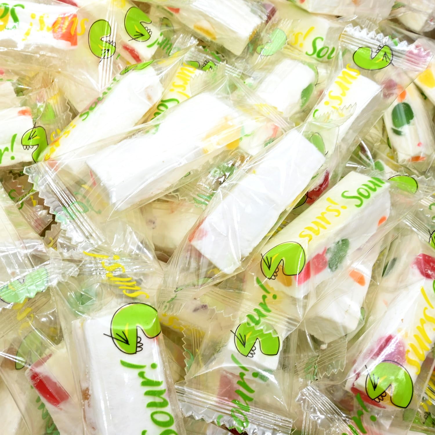 Candy Retailer SourEGSC Jujube Nougat Candy, Individually Wrapped ...