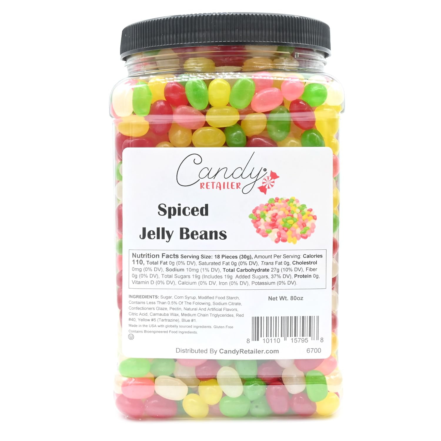 Candy Retailer Spiced Jelly Beans 5 Lb - Walmart.com