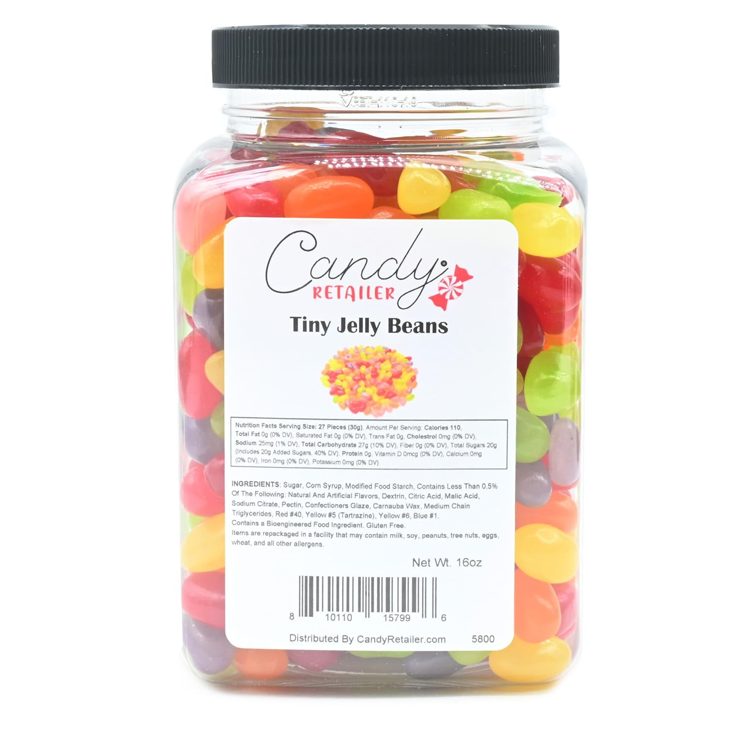 Candy Retailer Tiny Jelly Beans 1 Lb - Walmart.com