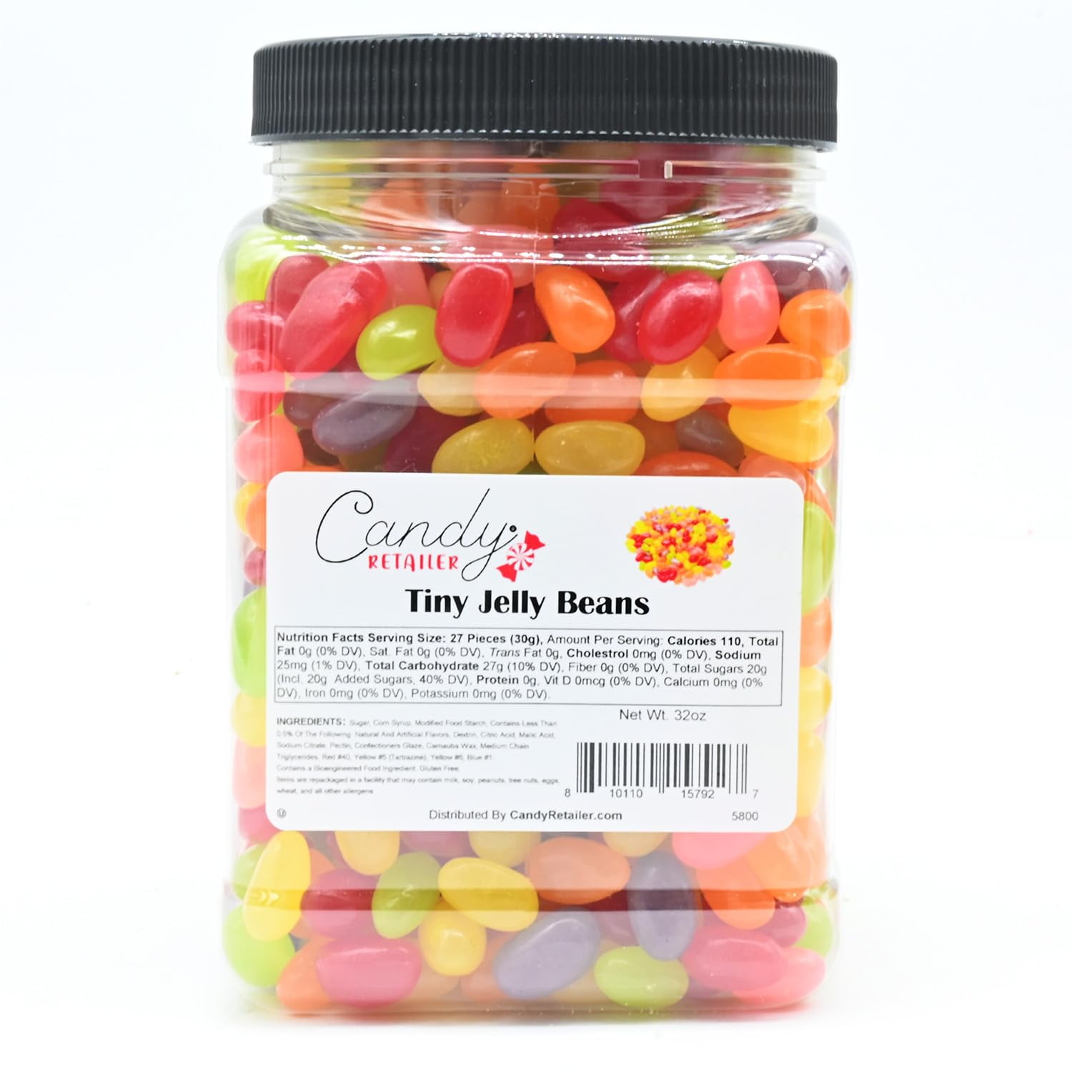 Candy Retailer Tiny Jelly Beans 2 Lb - Walmart.com
