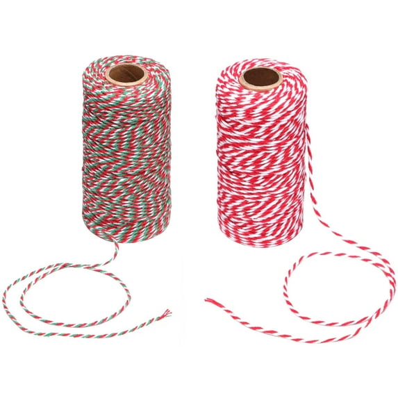 Candy Rope Ribbon Twine 2 mm Cotton Rope Cord String for Gift Wrapping ...