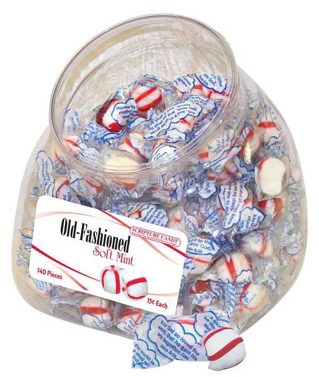 Candy-Scripture Soft Peppermint Counter Jar - Walmart.com