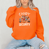 Candy Security Cartoon Holiday Fun Sweet Celebration Playful Sweatshirt ...