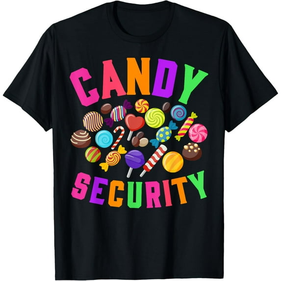 Candy Security Funny Halloween Costume Party T-Shirt - Walmart.com