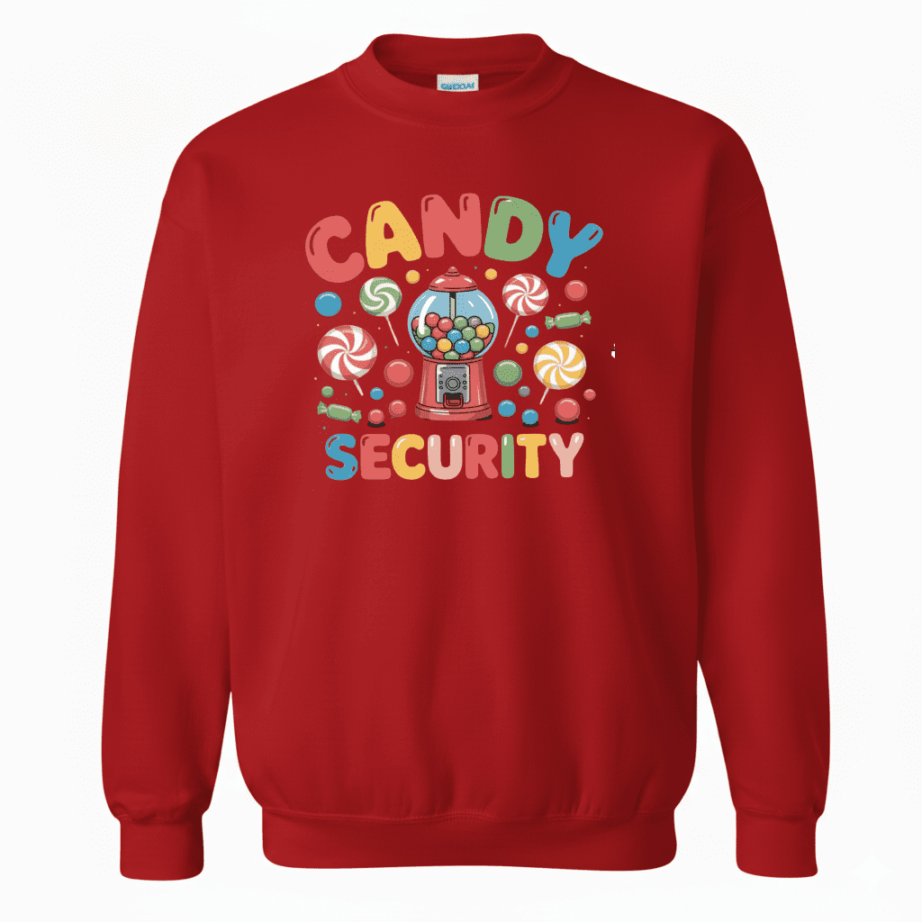 Candy Security Funny Sweet Lover Holiday Humor Festive Graphic ...