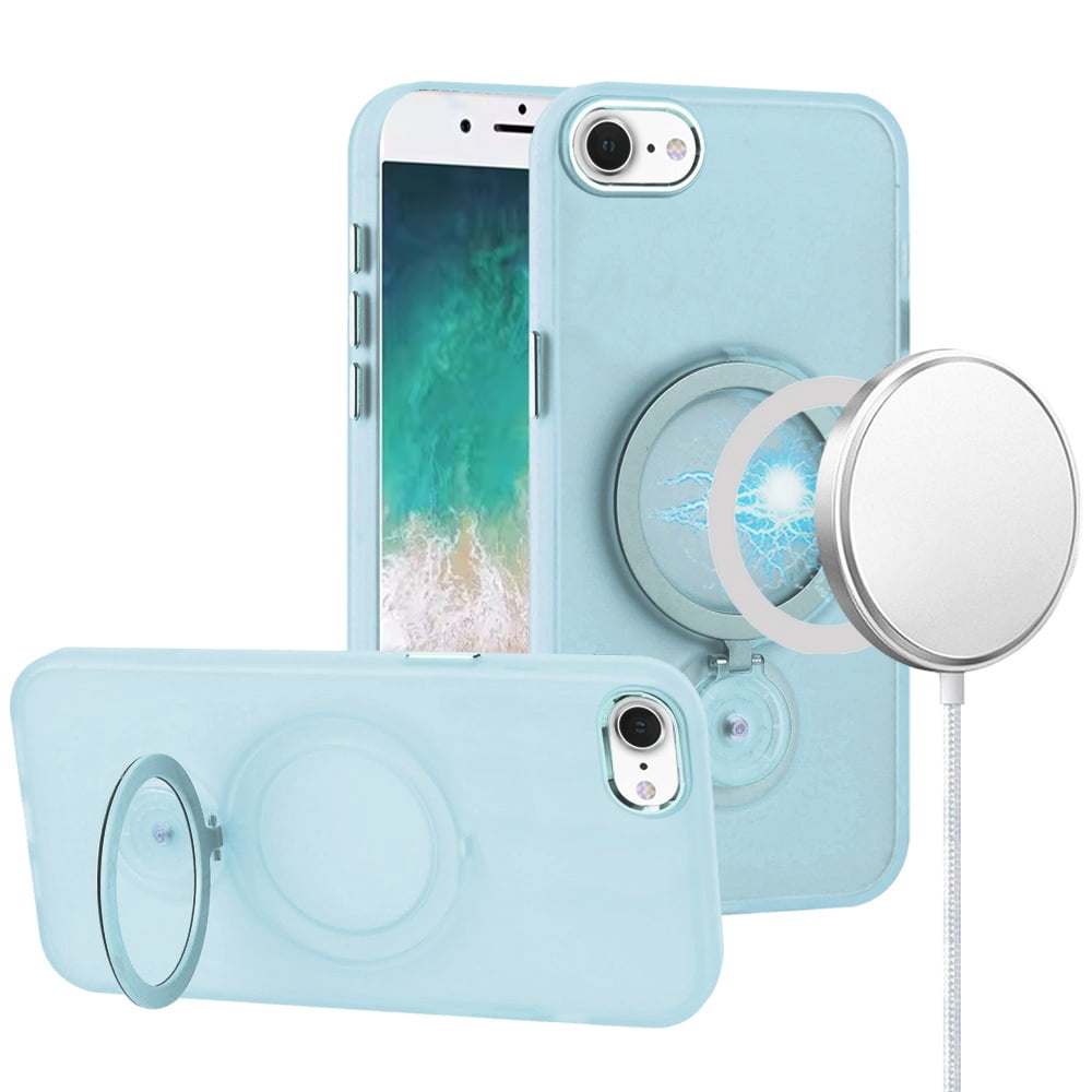 Candy Series MagSafe Hybrid Case with Kickstand Ring Holder for iPhone ...
