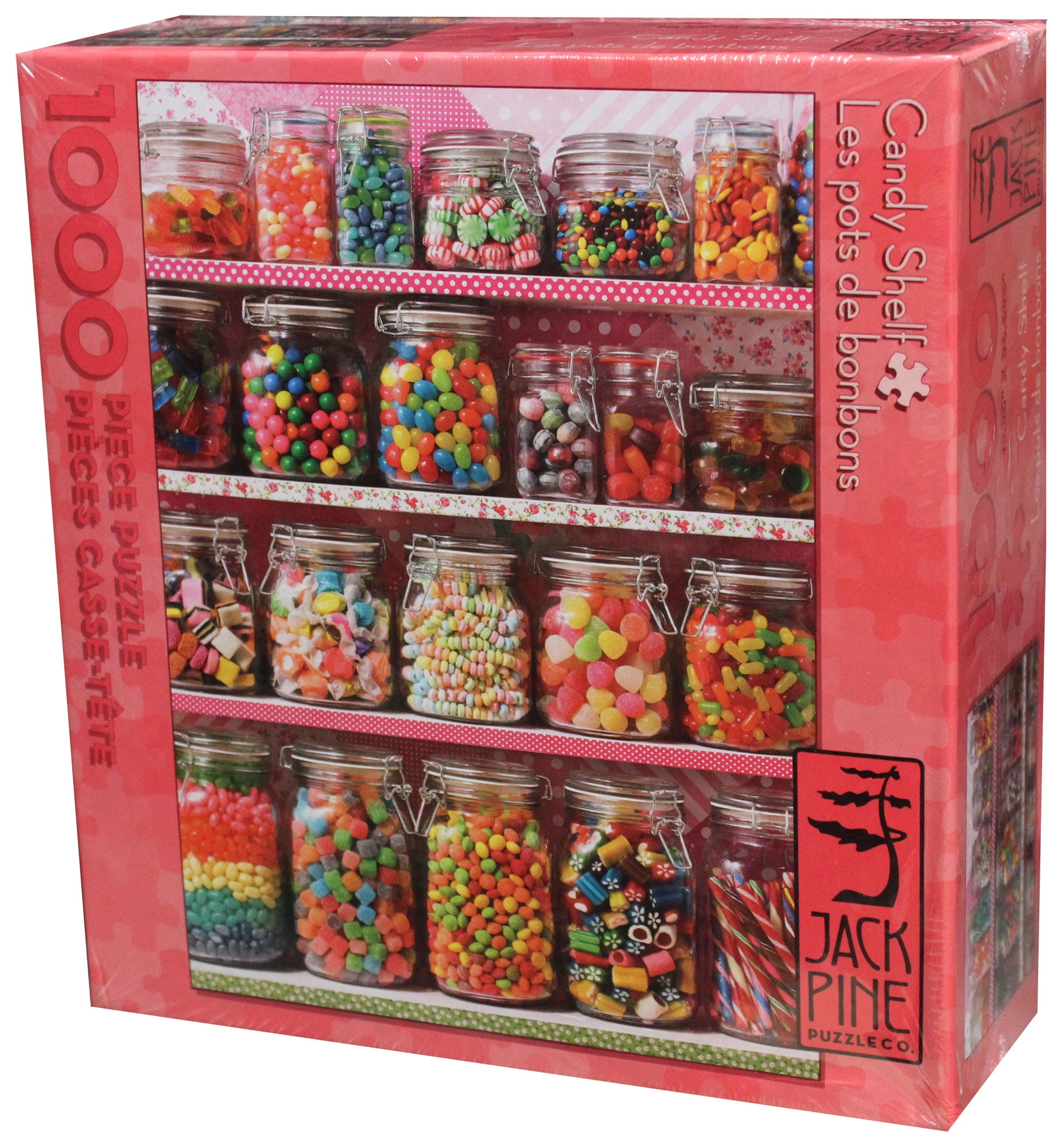 Cobble Hill Candy Shelf Collage Jigsaw Puzzle for Adults, 1000 Pieces ...