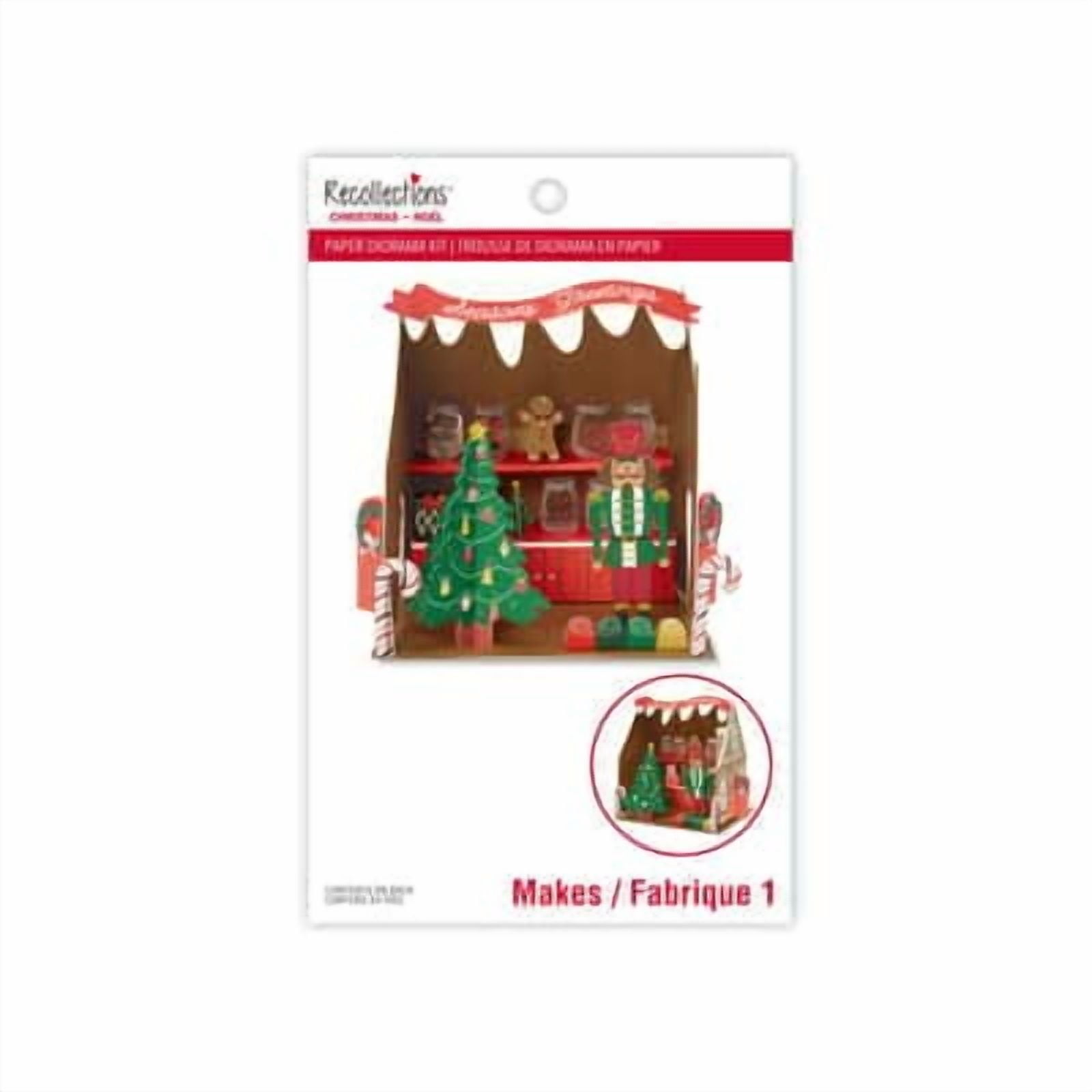 Candy Shop Paper Diorama Kit by Recollections™ - Holiday and Christmas ...