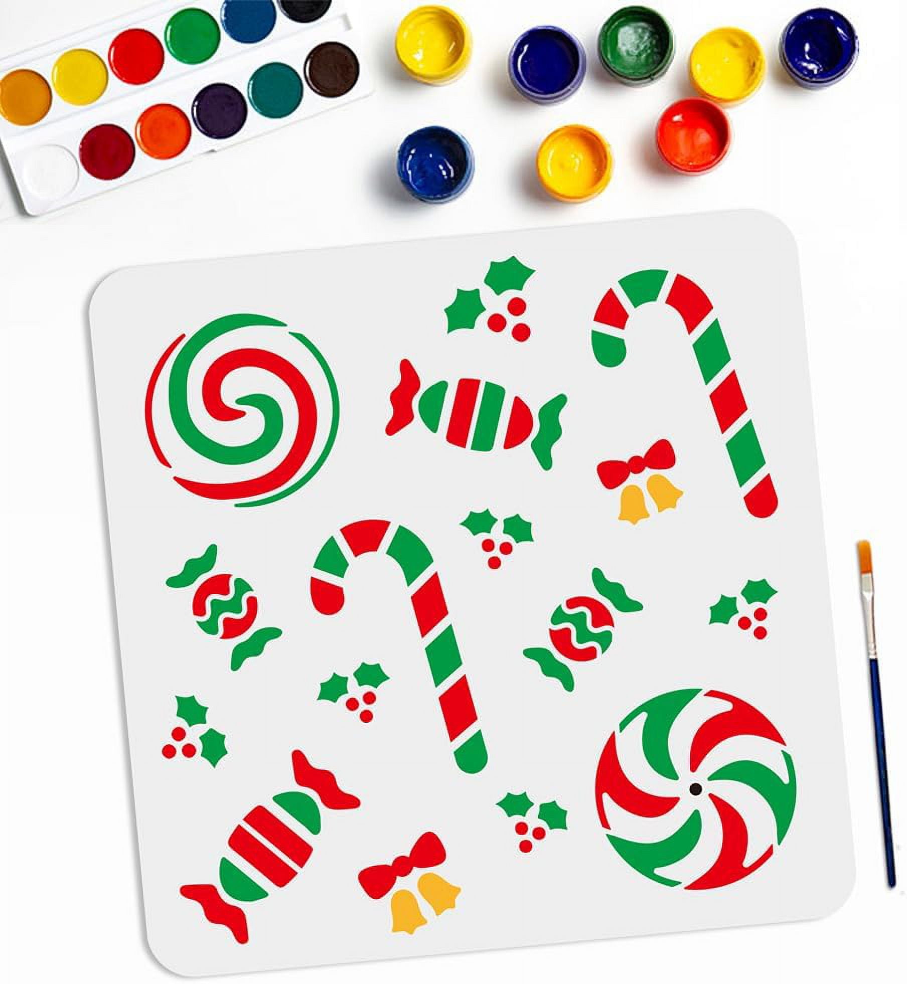 Candy Stencils Candy Drawing Painting Templates Candy Lollipop ...
