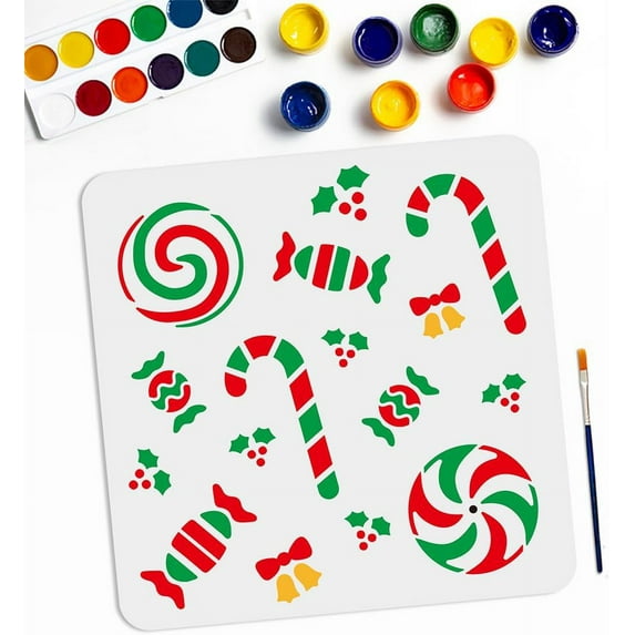 Candy Stencils Candy Drawing Painting Templates Candy Lollipop ...