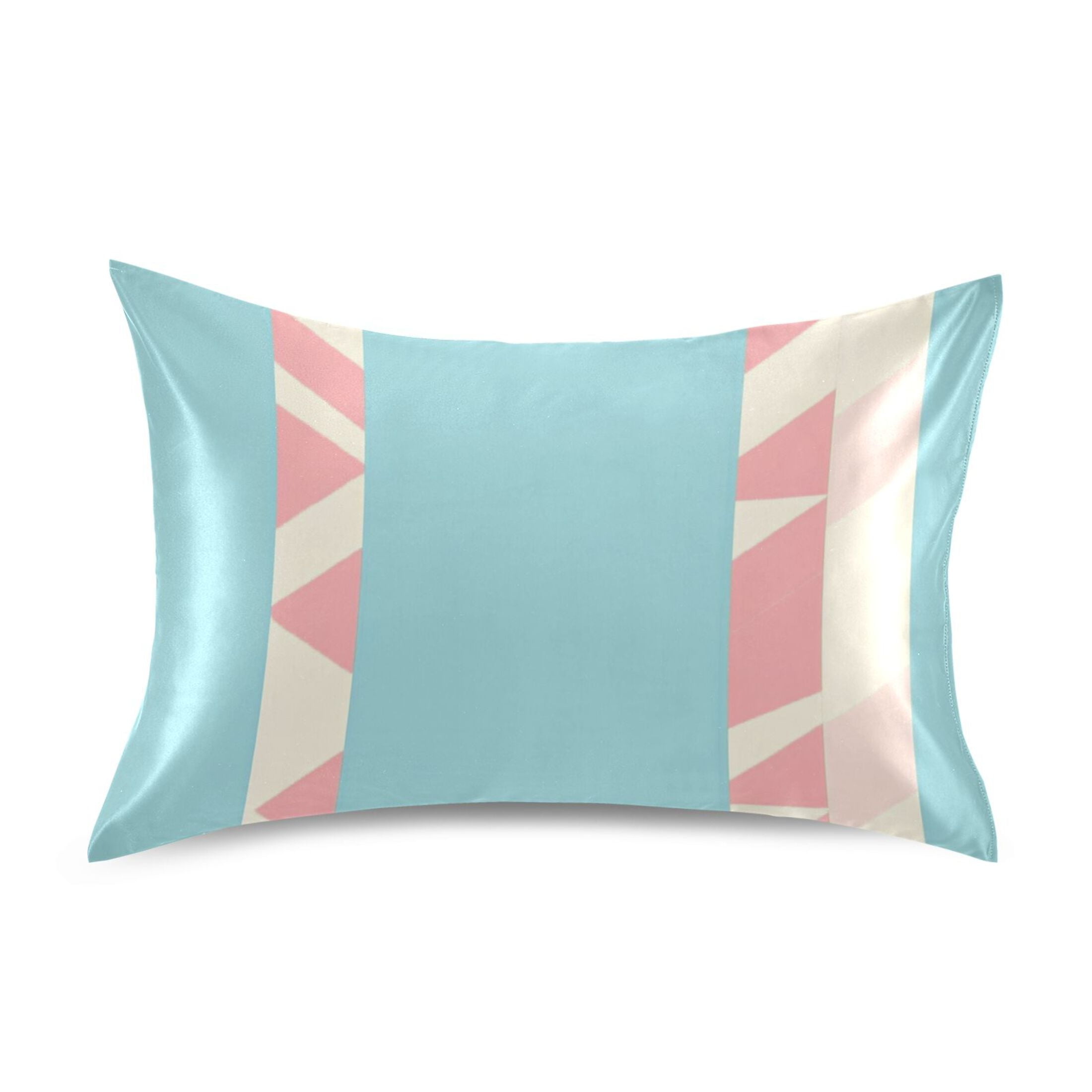 Candy Stripe Pattern Queen Size Pillowcase Silky Smooth Finish Anti ...