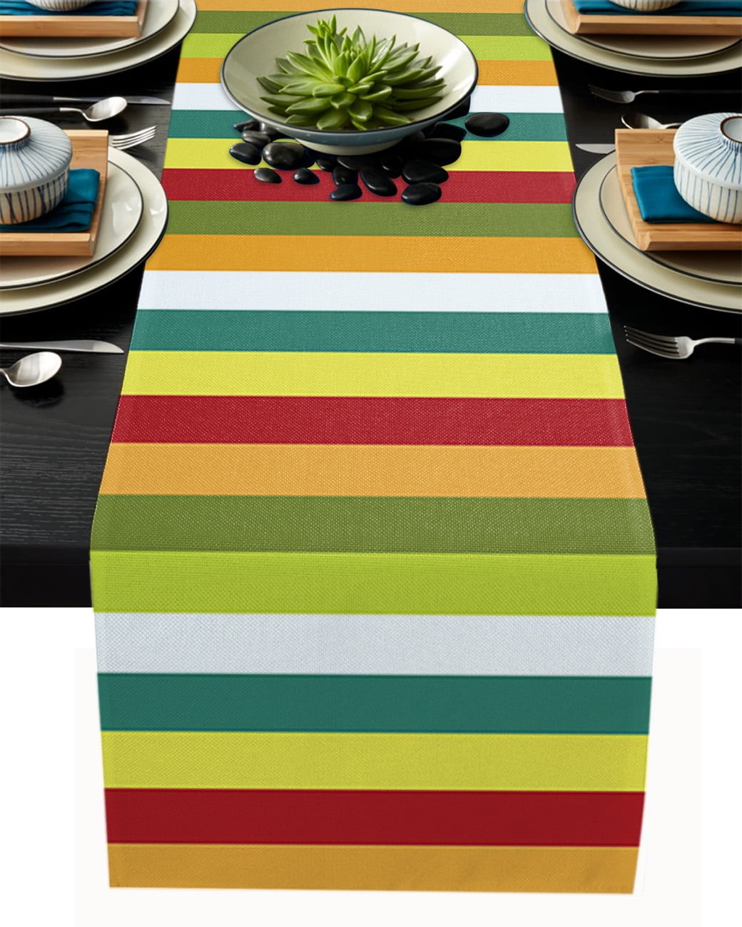 Candy Stripes Table Runner ration Home r Dinner Table ration Table r ...