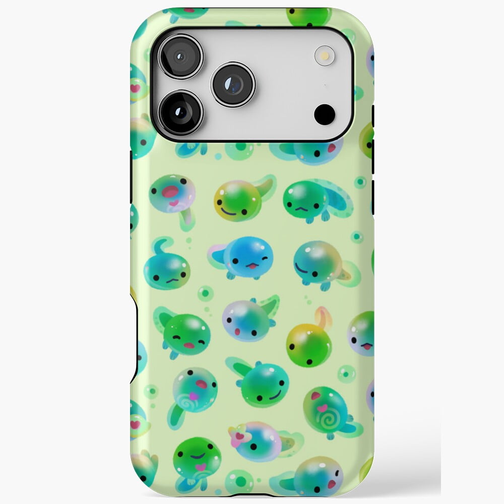 Candy Tadpole Cute Creature Pattern iPhone Case 17 11 12 13 14 15 16 ...
