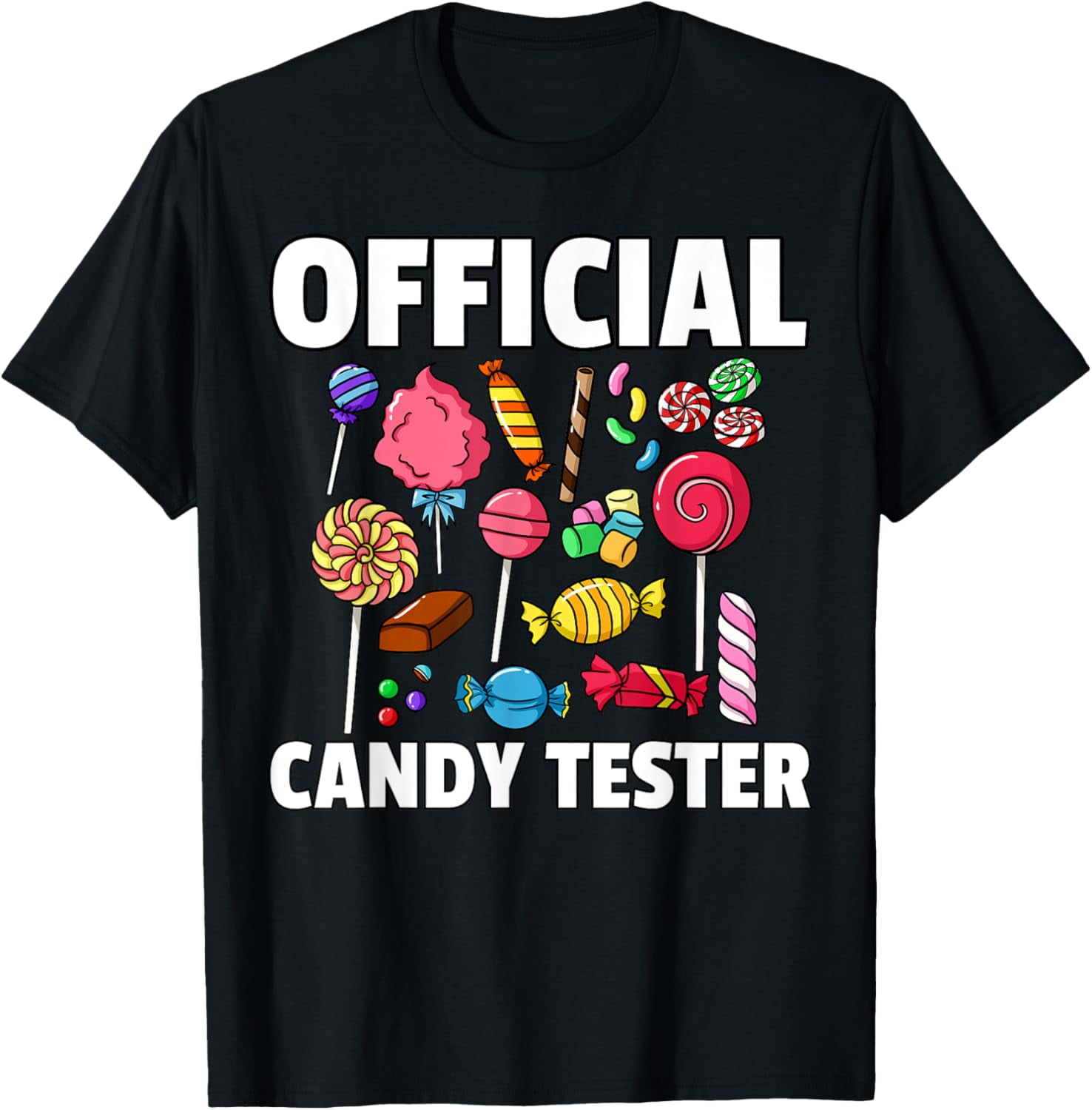 Candy Tester Lollipop Sweets Gift Halloween Kids T-Shirt - Walmart.com
