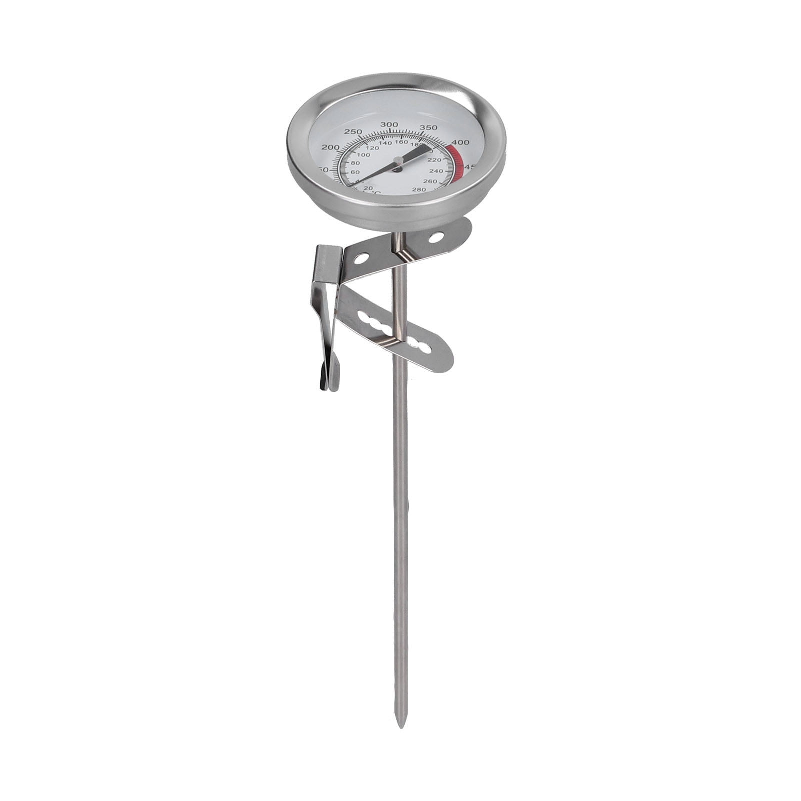 Candy Thermometer With Pot Clip,Stainless Steel Frying Thermometer Milk ...