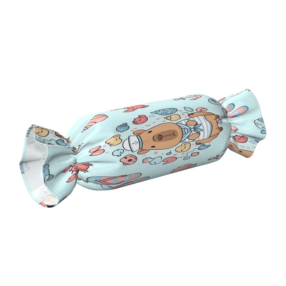 Candy Throw Pillow Travel Cervical Pillow Cylindrical Neck Body Cushion ...
