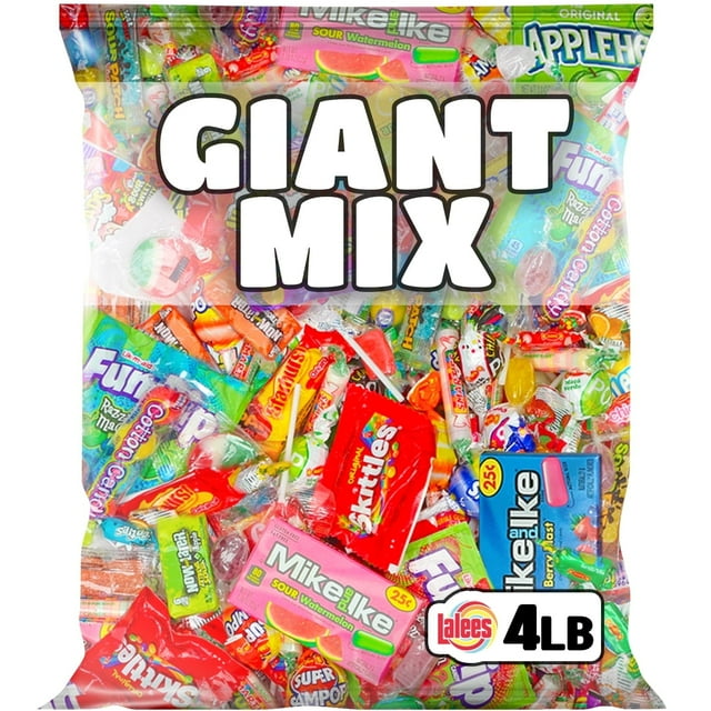 Lalees Large Assorted Candy Parade - Fun Kids Big Fillers - 4 Pounds ...
